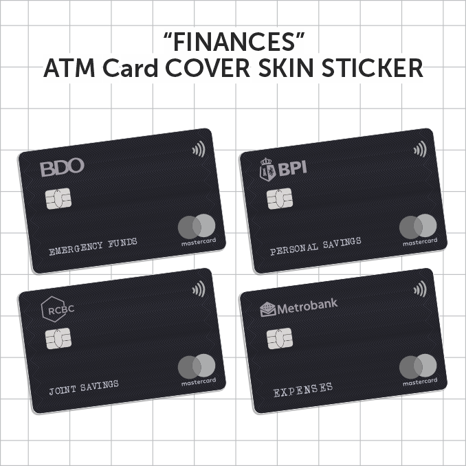 Finances Black ATM BEEP DEBIT BANK Card Skins Stickers | Lazada PH