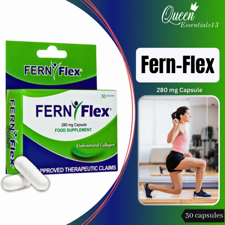 Original Fern Flex 28 mg Capsule Food Supplement Undernatured Type ...