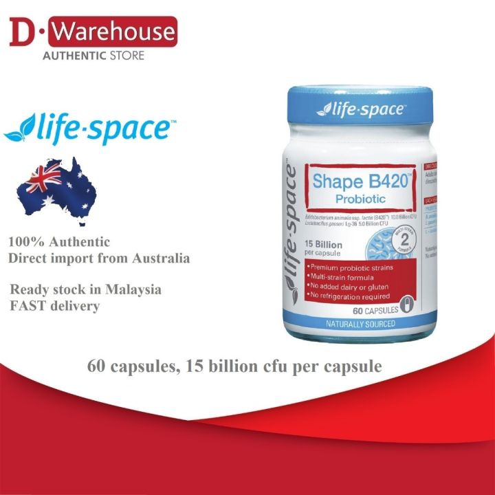 LIFE SPACE Shape B420 Probiotic 60 capsules | Lazada PH