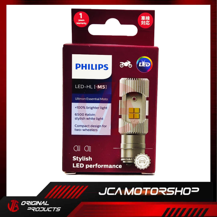 ORIGINAL PHILIPS LED-HL M5/T19 (ONE LEG) FOR For Wave, XRM, Shogun ...