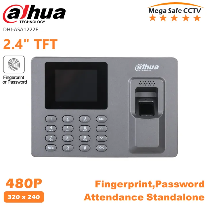 Dahua DHI-ASA1222E Fingerprint Attendance Standalone Biometric ...