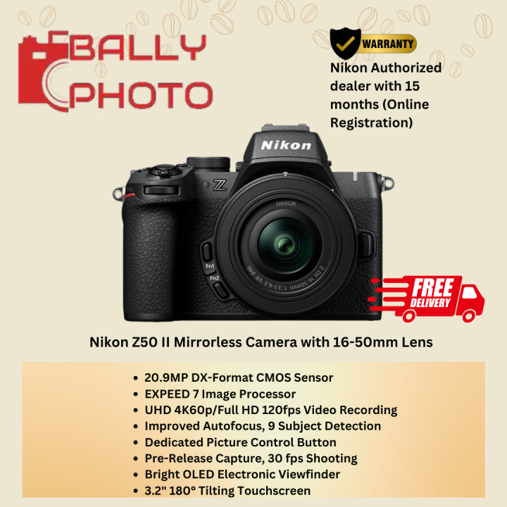 Nikon Z50 II Mirrorless Camera | Lazada Singapore