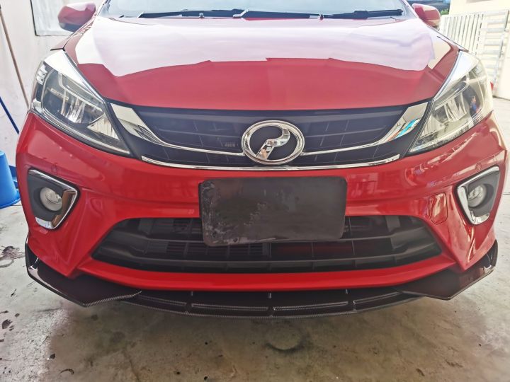 Perodua Myvi 2018-2021 Front Bumper Diffuser Lip Wrap Angle Splitters ...