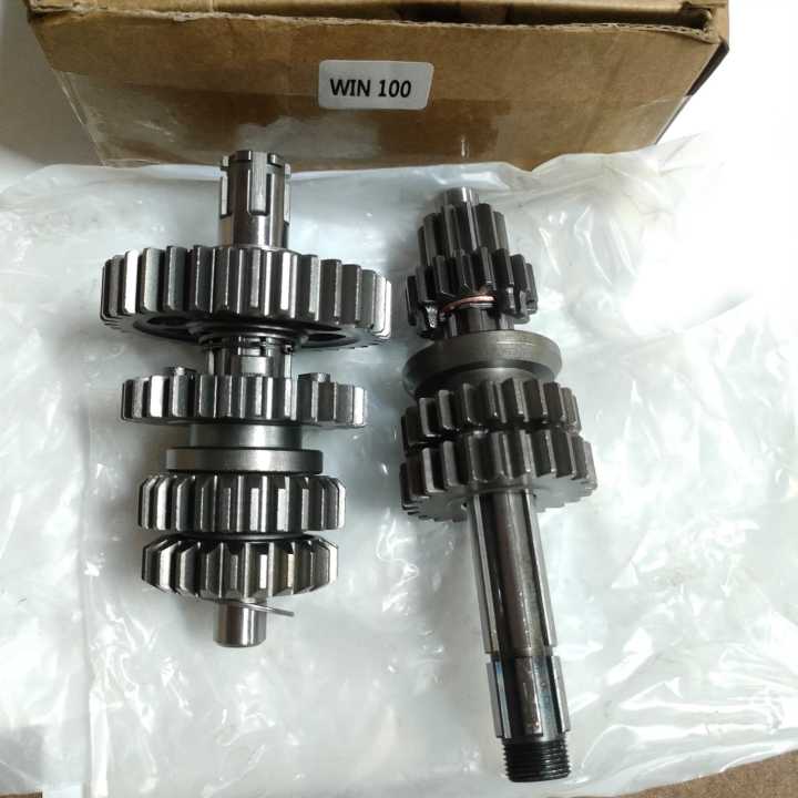 Gigi rasio set assy WIN 100 gear gardan rasio lengkap komplit | Lazada ...