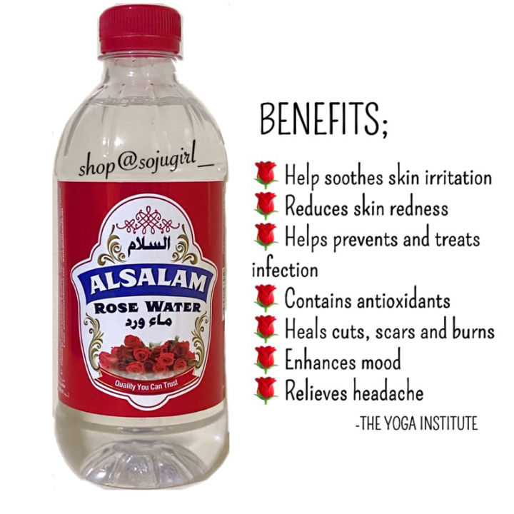 500ml Rose Water Food Grade (Made in Jordan) | Lazada PH