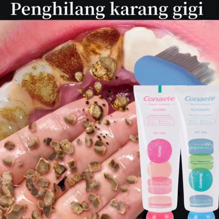 Pasta Gigi Pemutih dan Perontok Karang Gigi pasta gigi herbal/Pasta ...
