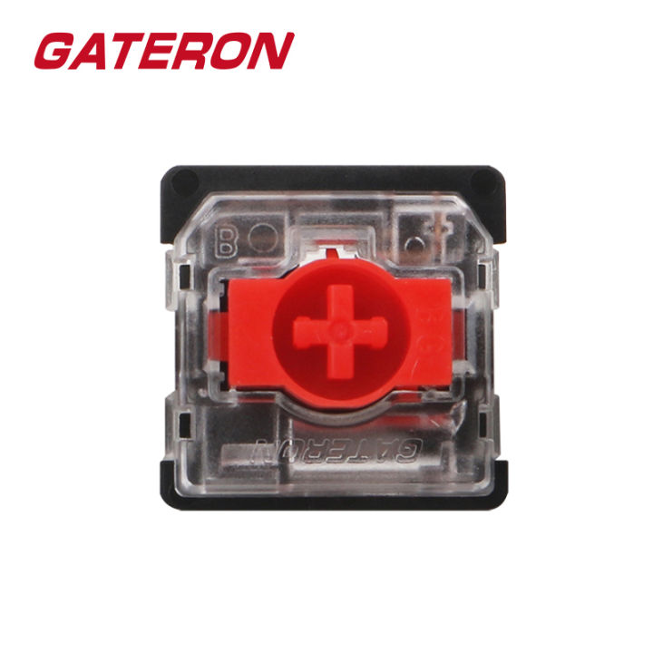GATERON KS-33 Low Profile Red 2.0 Switches 3 Pin Factory Pre-lubed for ...