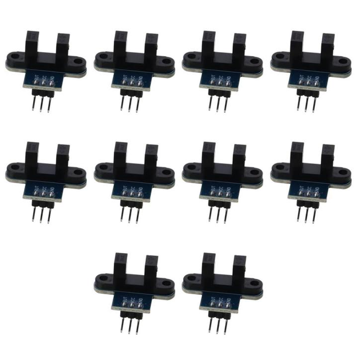 Misups 10pcs Ir Infrared Optical Optocoupler Module Disk Count 33v To 5v Speed Measuring Sensor