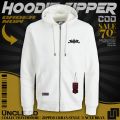 Jaket Hoodie zipper / Resleting Warna Hitam Size M L XL XXL | Lazada ...