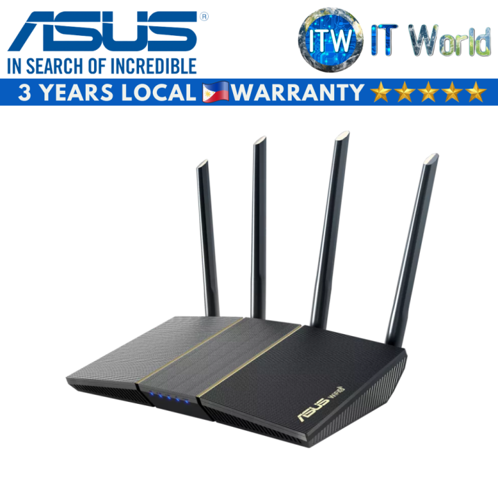 Itw | ASUS RT-AX57 (AX3000) Dual Band WiFi 6 Extendable Router ...