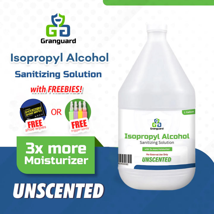 GranGuard ISOPROPYL/ETHYL ALCOHOL 1 GALLON Unscented | Lazada PH