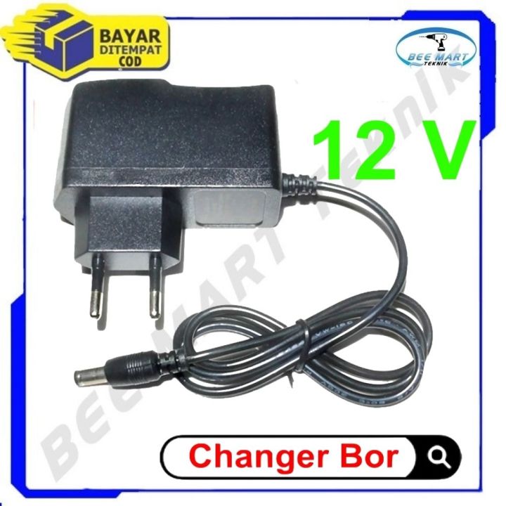 Charger Bor 12 Volt Adapter Charger Cas Bor Baterai Power Adapter 12.6 ...