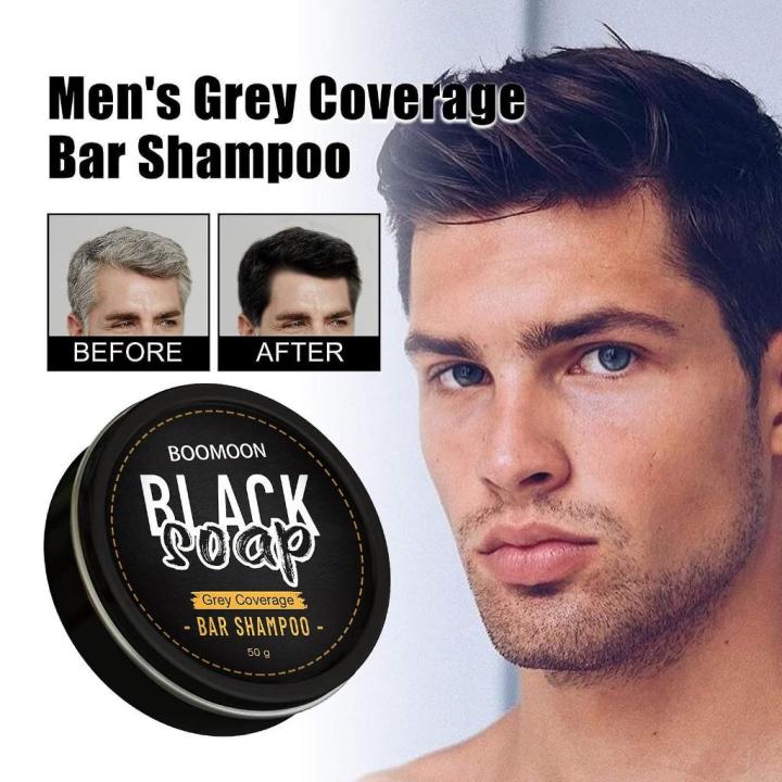 Boomoon 乌发皂Men's Black Hair Soap Grey Coverage Bar Shampoo Polygonum ... Boomoon 乌发皂Men's Black Hair Soap Grey Coverage Bar Shampoo Polygonum ...