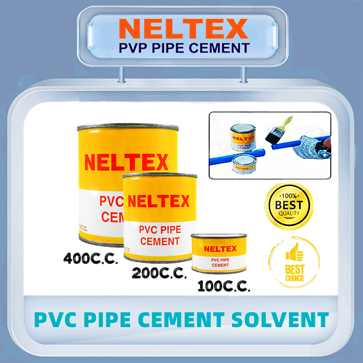 NELTEX Pvc Pipe Cement Pvc Solvent 100cc 200cc 400cc Per Can | Lazada PH