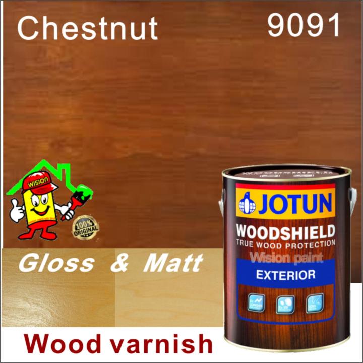 WOODSHIELD 1L - 9091 Chestnut • Jotun • Transparent Matt Finish • Wood ...