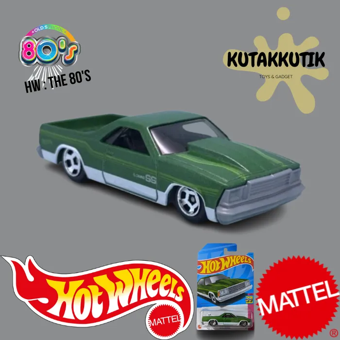 Hotwheels Mobil 80 El Camino Hijau Lot P 2023 HW The 80s | Lazada Indonesia