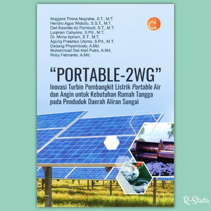 Buku Portable 2WG Inovasi Turbin Pembangkit Listrik Portable Air dan ...