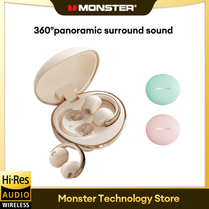 Monster XKT30 Bluetooth headset ear clip open true wireless Bluetooth 5 ...