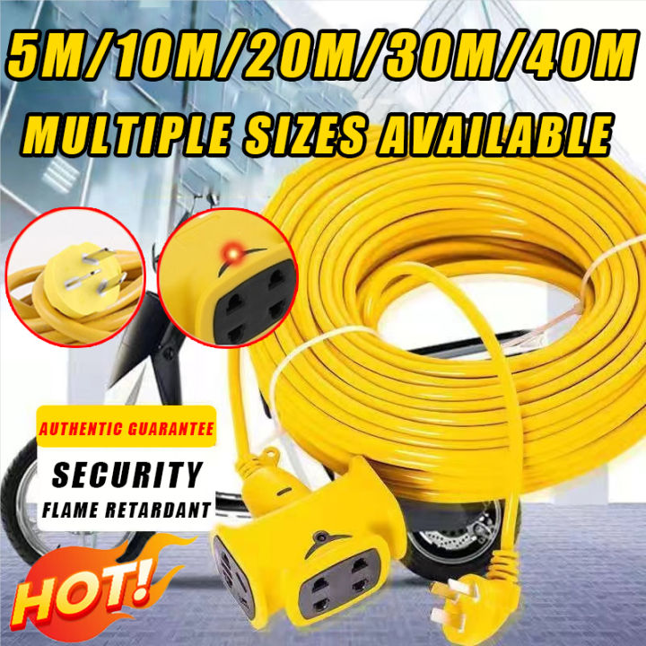 Electric Vehicle Charging Extension Cable 5M/10M/20M/30M/40M, Long Plug ...