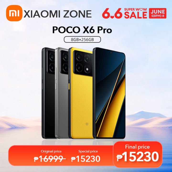 POCO X6 Pro 5G powered by Dimensity 8300-Ultra 8+256G/12+512G Global Version in 1 year Warranty ...