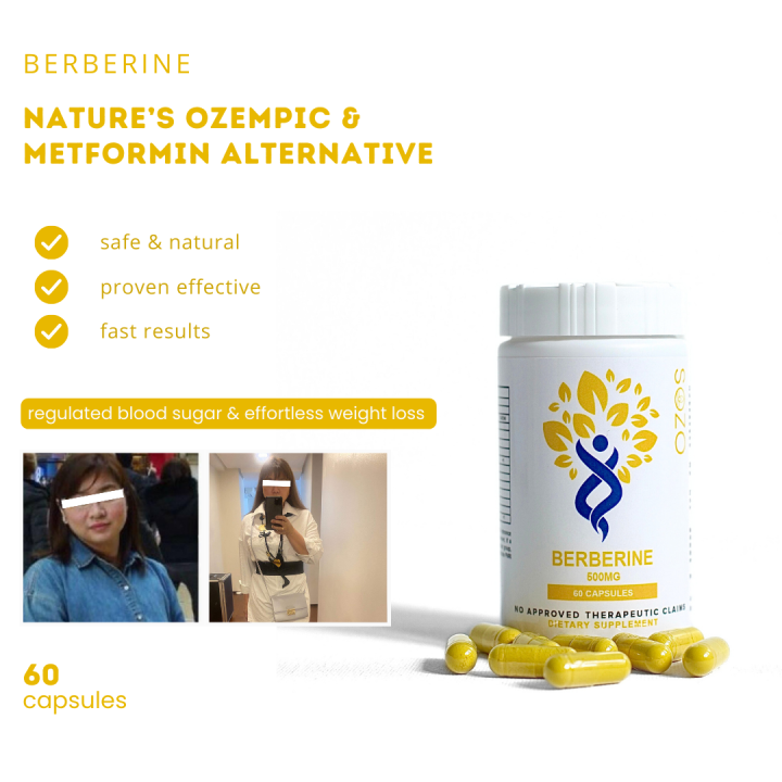 Berberine - Affordable Ozempic & Metformin Alternative | Lazada PH