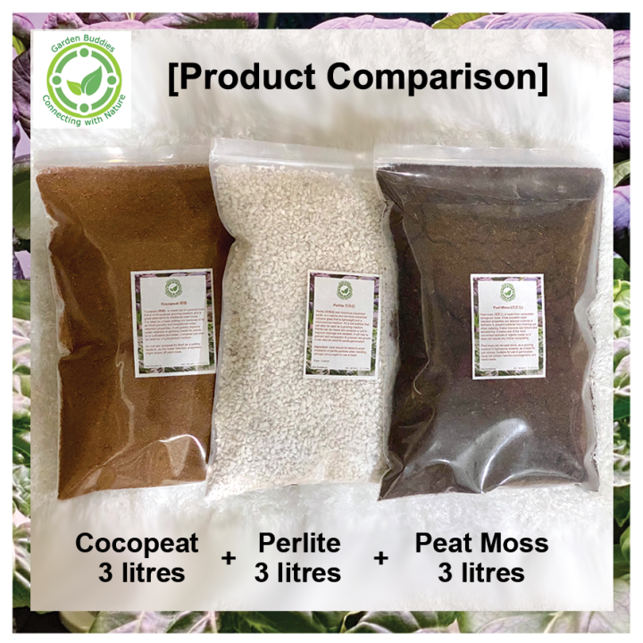 Peat Moss / Cocopeat / Perlite / Gardening / Hydroponics / Growing ...