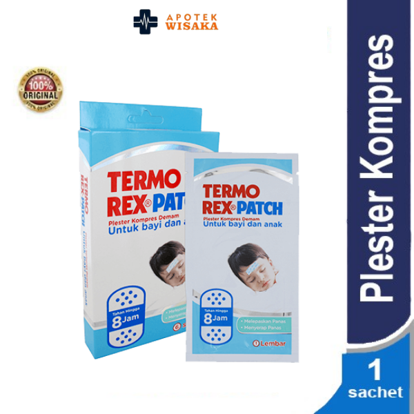 Termorex Patch Plester Kompres Demam Untuk Bayi & Anak 1 Lembar ...
