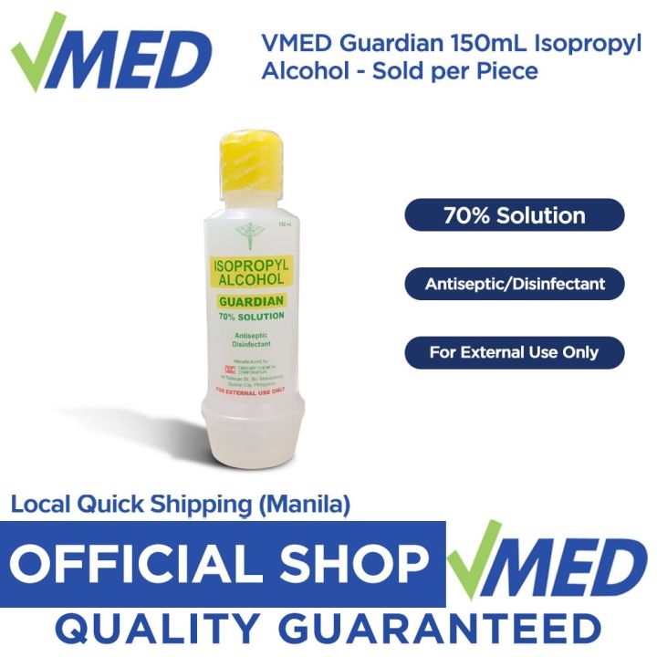 VMED Guardian Isopropyl Alcohol 150mL | Lazada PH