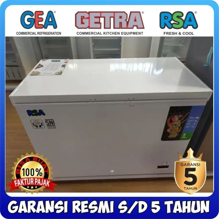 PROMO DISKON - CHEST FREEZER RSA CF-310 BOX LEMARI PEMBEKU 310 LITER ...