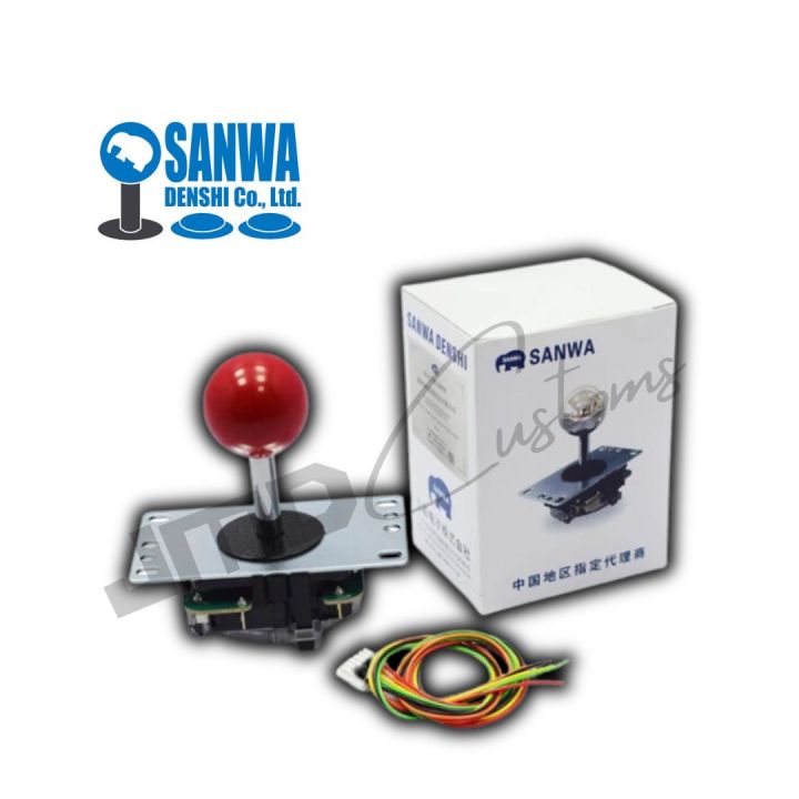 Original SANWA JLF-TP-8YT Joystick with Balltop Ideal for PC, XBOX ...