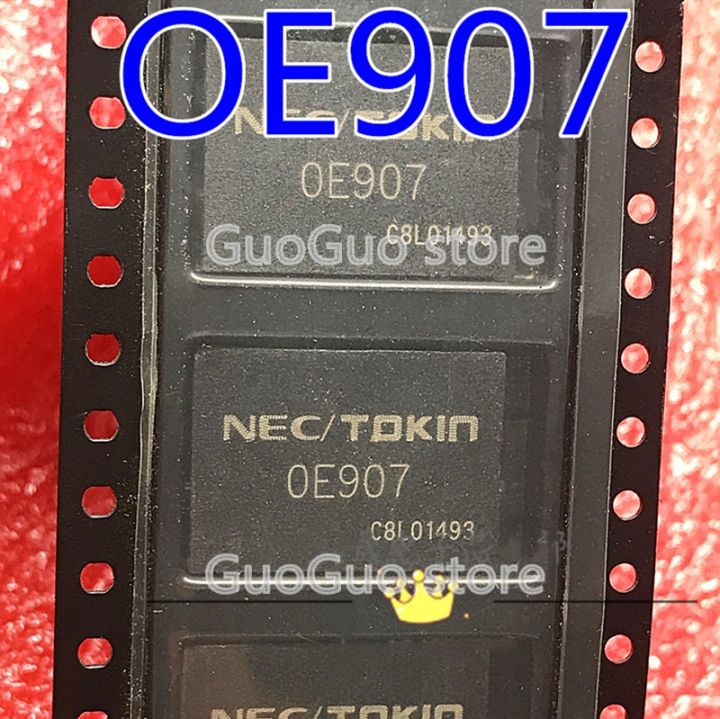 2ชิ้น OE907 Nec/tokin 0E907ตัวเก็บประจุขนาดใหญ่ SMD ใหม่ดั้งเดิมแก้ ...