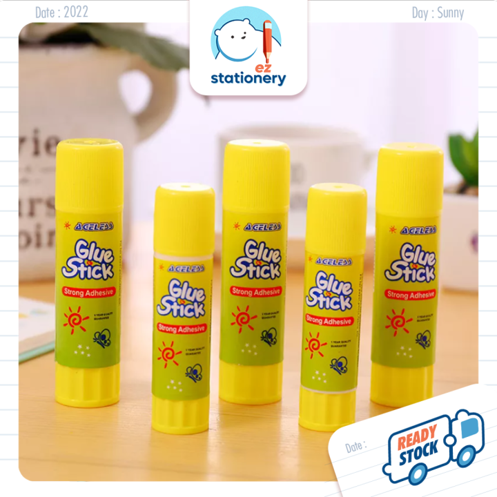 🇲🇾 Ready Stock Quality Glue Stick 9g Ultra Adhesive Glue School Office ...