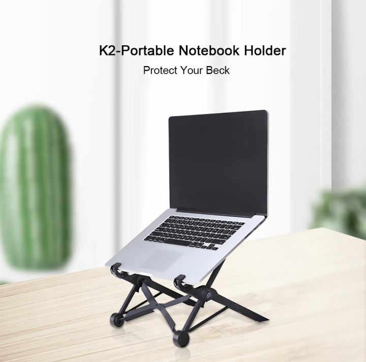 Portable Laptop Notebook Stand Alas Laptop Desain Ergonomic K2 | Lazada ...