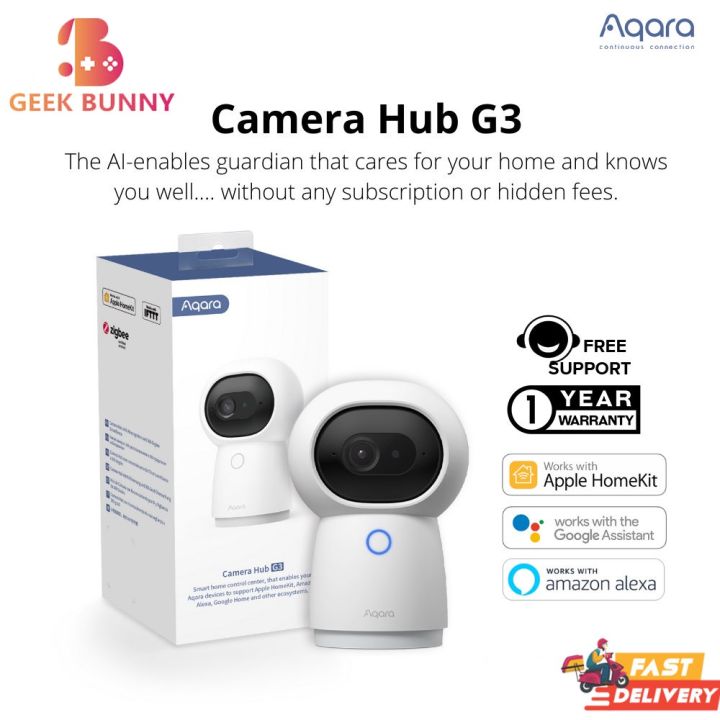Aqara 2K Security Indoor Camera Hub G3 CCTV Global Ver (Aqara Malaysia Warranty) | Lazada