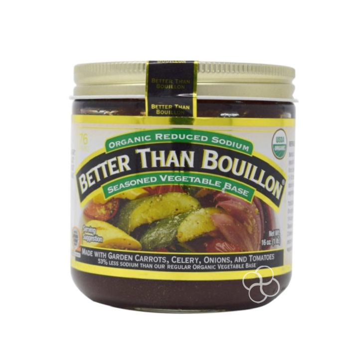 Better Than Bouillon Seasoned Vegetable Base Organic Reduced Sodium ...