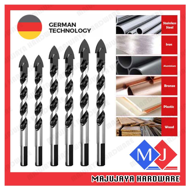 Multi Purpose Material Drill Bit Drilling Porcelain Ceramic Tile Brick ...