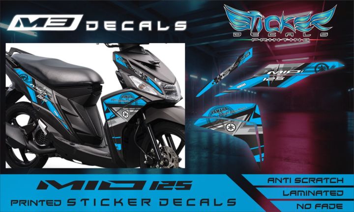 Mio i 125 Sticker Decals | Lazada PH