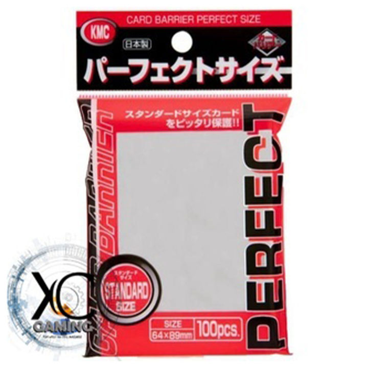 KMC Perfect Size Inner Sleeves Clear Card Sleeves 100pcs 64mm x 89mm ...