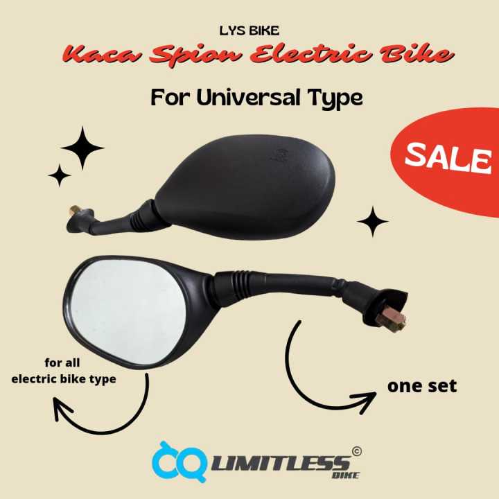 ONE SET KACA SPION SEPEDA LISTRIK / SEPION ELECTRIK ELECTRIK BIKE MURAH ...