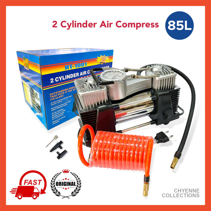 Portable Heavy Duty 2 Cylinder 85L Air Compressor 150PSI • Camel • Car ...
