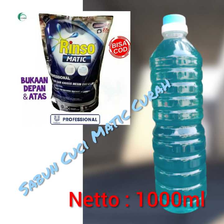 PROMO...!! Curah Sabun Cair Rinso Matic Professional Deterjen Laundry ...