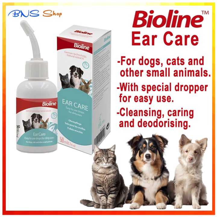 Bioline Ear Care for Dogs, Cats and Rabbits 50ml | Lazada PH