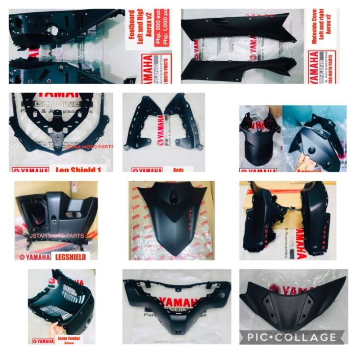 inner fairings set (front and side) Aerox v2 v3 yamaha genuine | Lazada PH