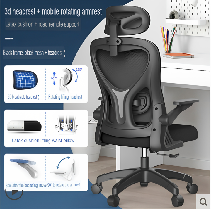 SG READY STOCK [Free Installation] Home Office Chair Boss Manager High ...