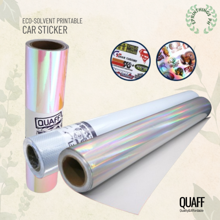 【ePrinthings Ph】QUAFF 1-Roll Eco Solvent Car Sticker Printable Spectrum ...
