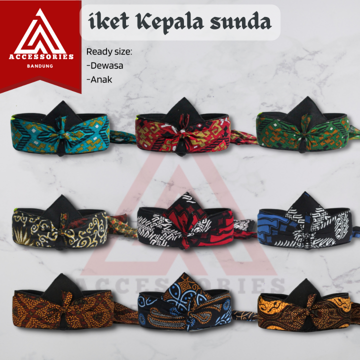 Iket blangkon sunda jawa pria & anak tradisional model model atas ...