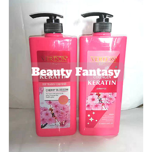 VERDON COLLAGEN KERATIN CHERRY BLOSSOM SHAMPOO 1000ML | Lazada PH