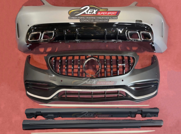 Mercedes Benz C-CLASS W205 C200 C250 C300 C43 C63 Bodykit Set C63s ...