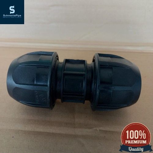 COUPLER PIPA HDPE 32MM (1 INCH) / SAMBUNGAN FITTING PIPA HDPE 32MM ...