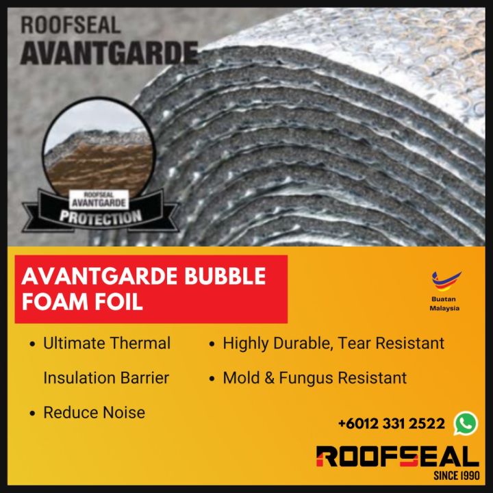 AVANTGARDE Bubble Foam Foil | Aluminium Foil | Ultimate Reflective Roof ...